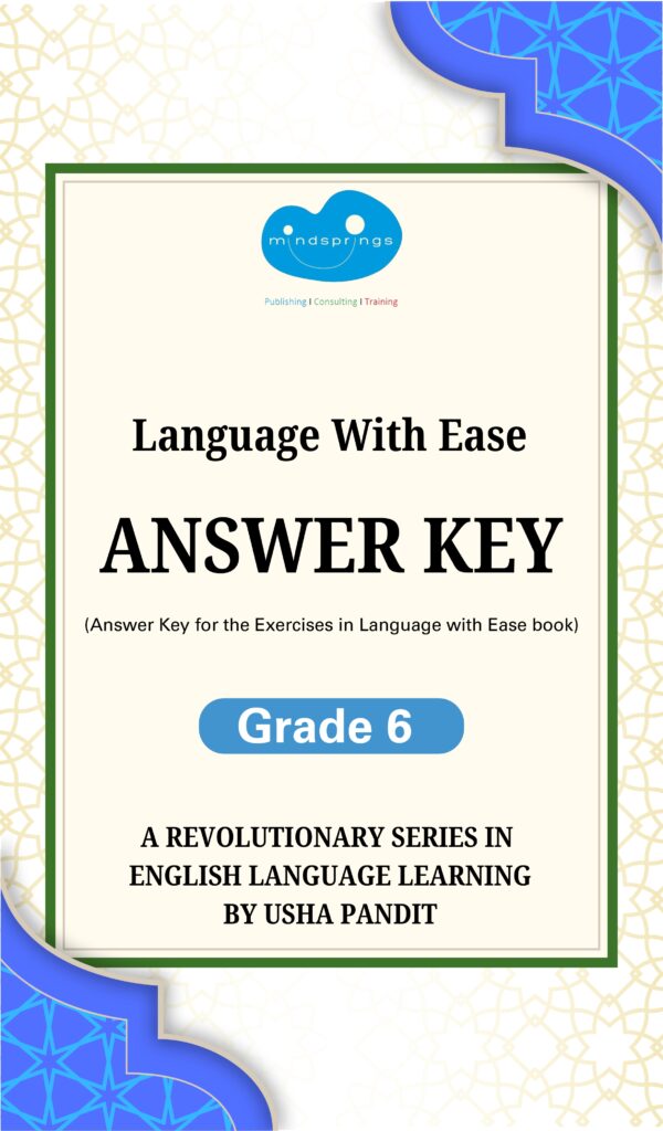 Language With Ease Answer Key Grade 6 - Mindsprings Publishing LLP